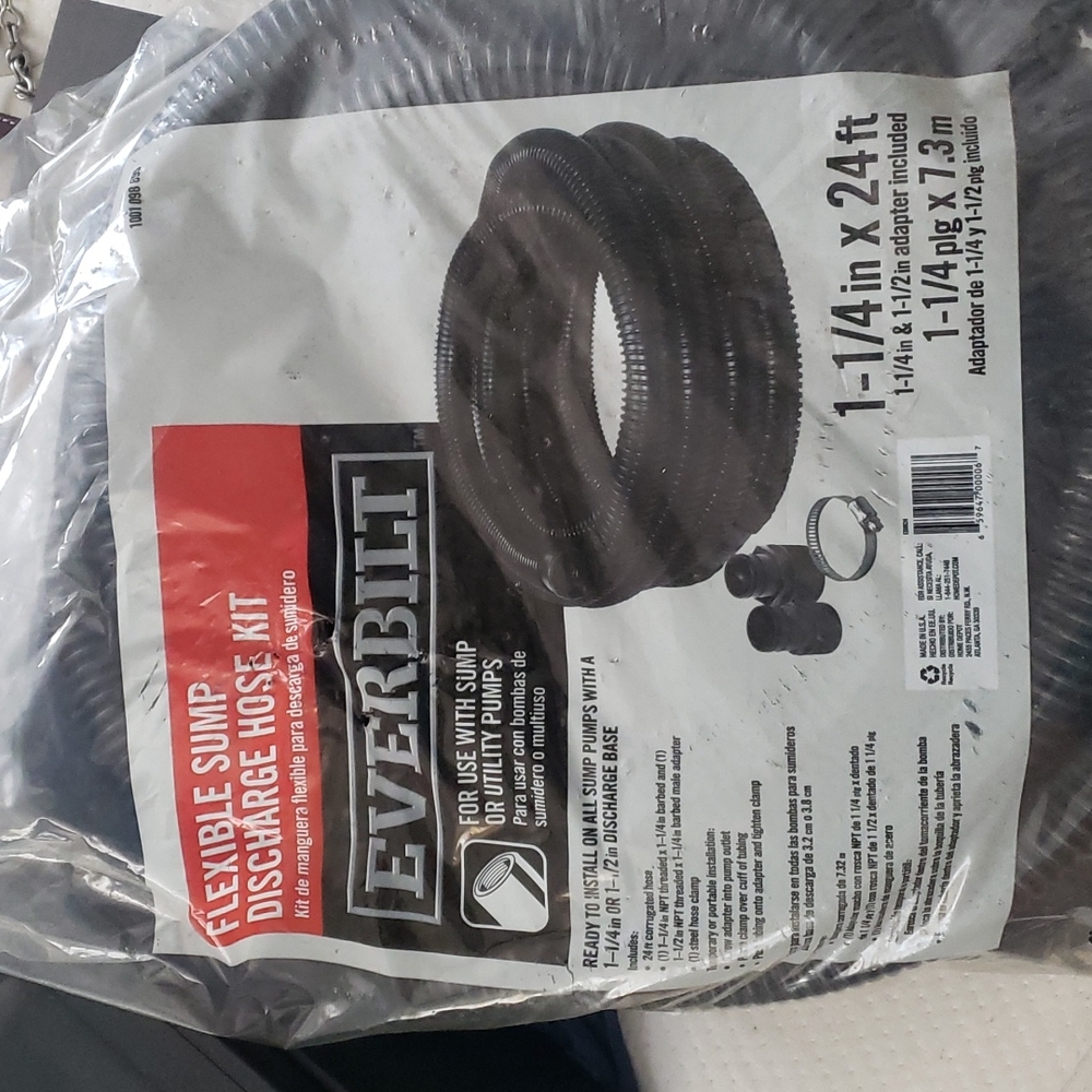 Flexible Sump Discharge Hose Kit - Gem